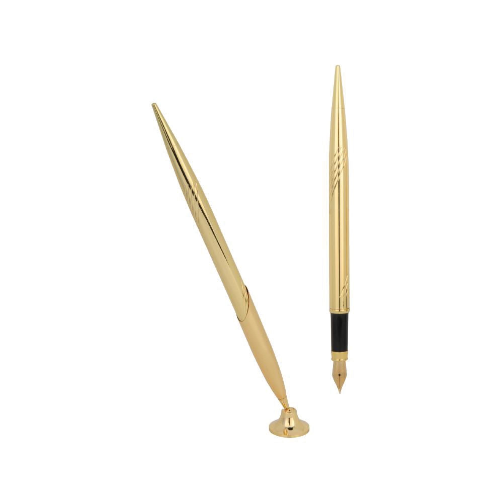 Metal Desk Pen (Fountain Pen) Color Gold