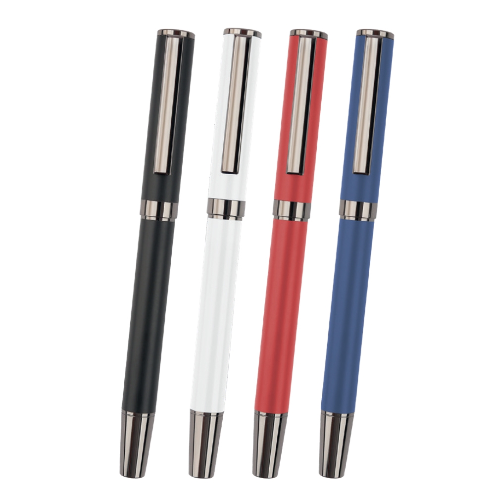 Metal Rollerball Pen Color White